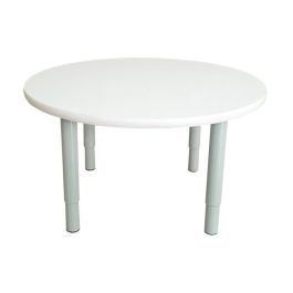 Round Table 800 x 800mm White Junior Legs 50cm