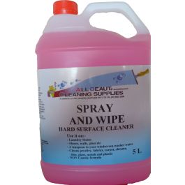 ABC Spray & Wipe Hard Surface Cleaner- 5L