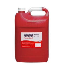 ABC Poster Paint 5L Red
