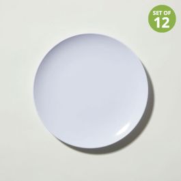 Classic Plate White Melamine 20cm Set of 12