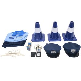 Dramatic Play Police Station Role Play Accessories 14 Piece Set