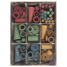 Loose Parts Tray Earth 72 Pcs