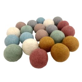 Earth Felt Balls Set 28 Pcs