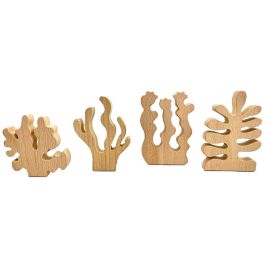 Wooden Sea Grass Set of 4