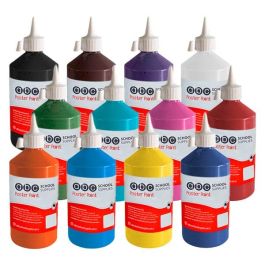 ABC Poster Paint 500ml Set of 12