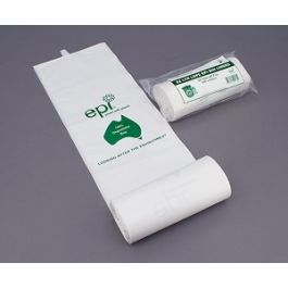 Kitchen Tidy Liner 18L White Degradable Ctn1000 20 rolls of 50