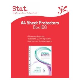 Sheet Protectors A4 For ring binders Pk100