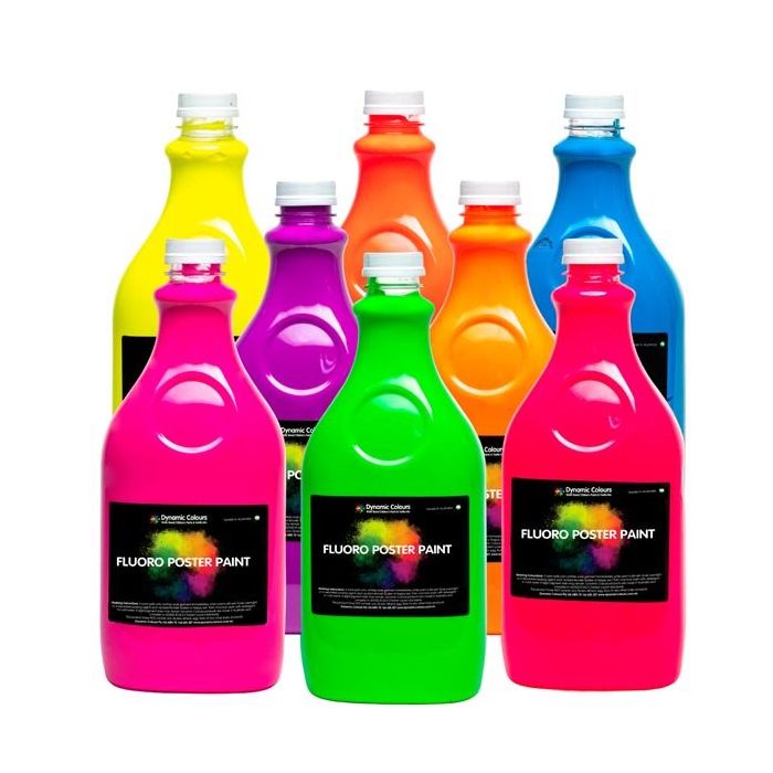 Fluoro Paint 2L Set of 8